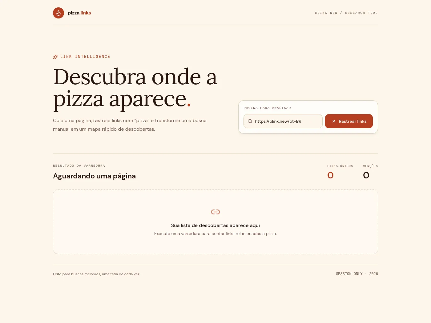 Pizza Link Scraper