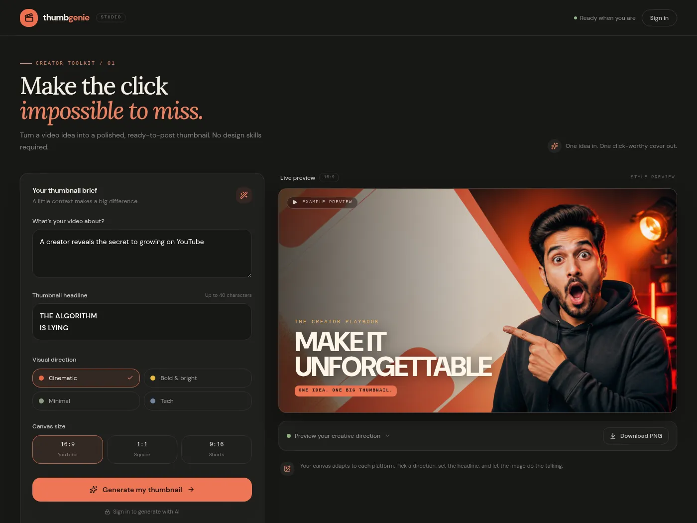 ThumbGenie