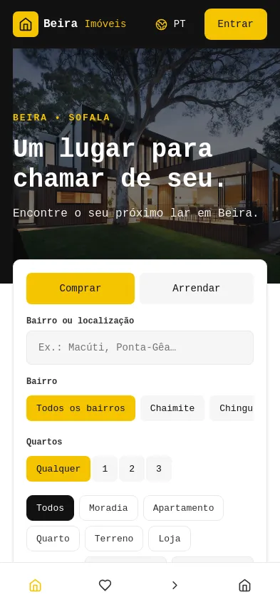 Beira Imóveis Mobile