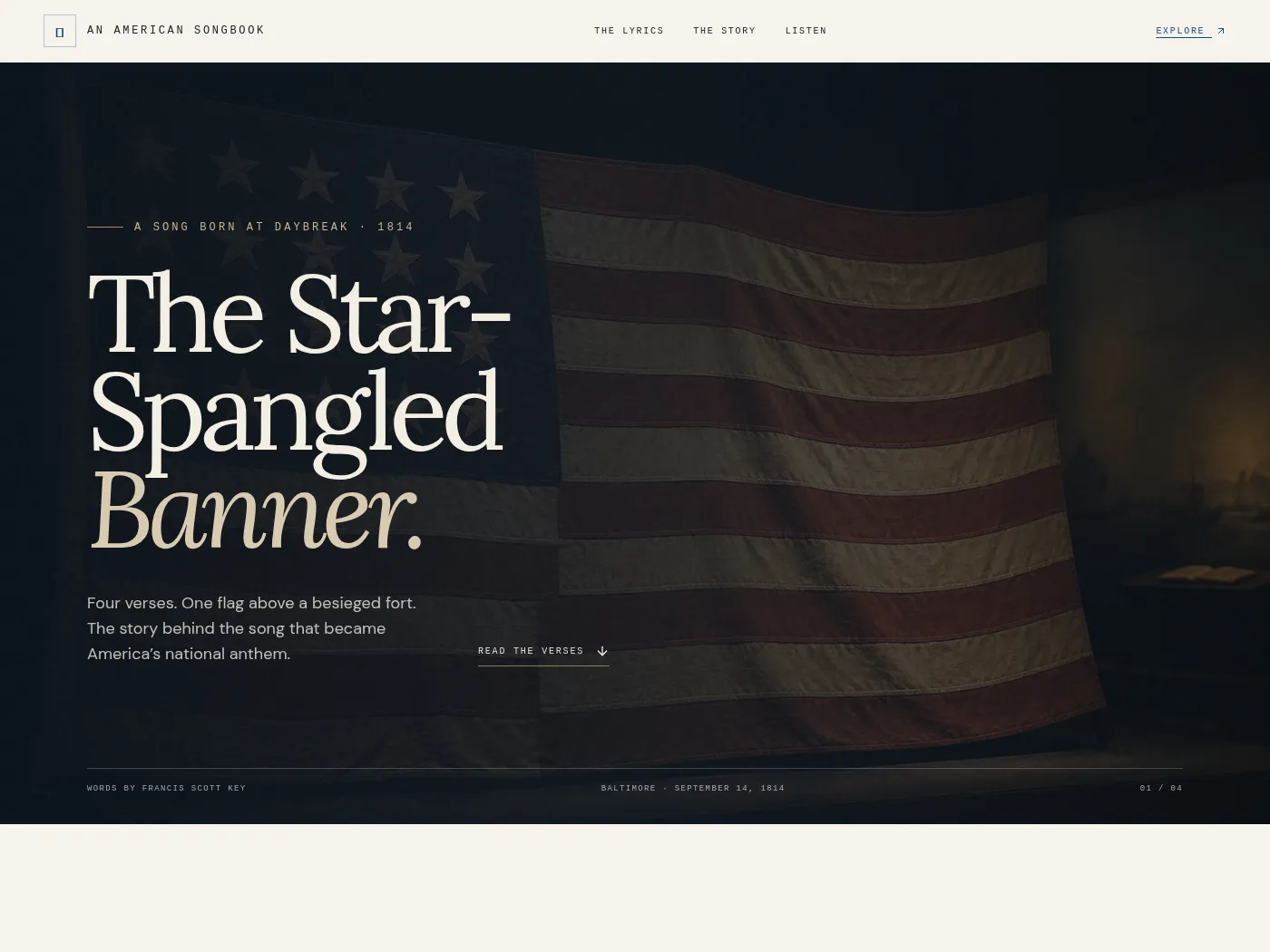 Star-Spangled Anthem Site