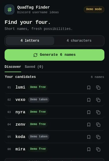 QuadTag Finder
