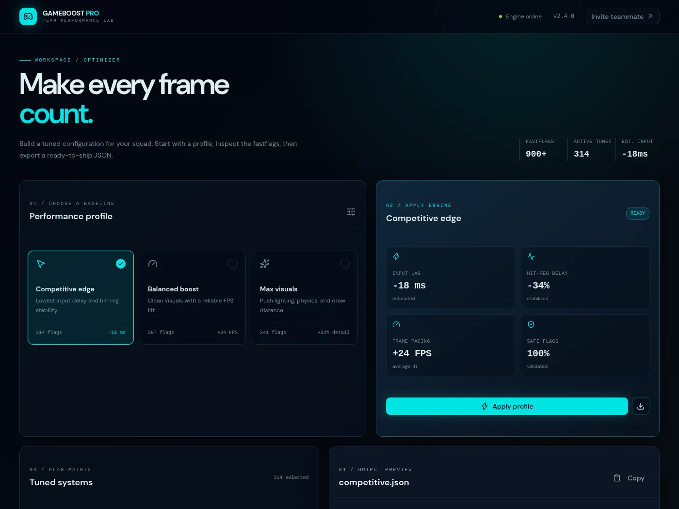 GameBoost Pro
