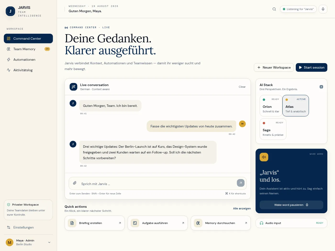 Jarvis AI Assistant