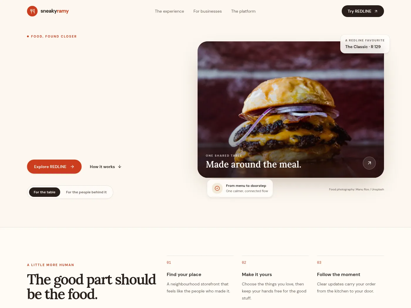 SneakyRamy Multi-Tenant Food SaaS