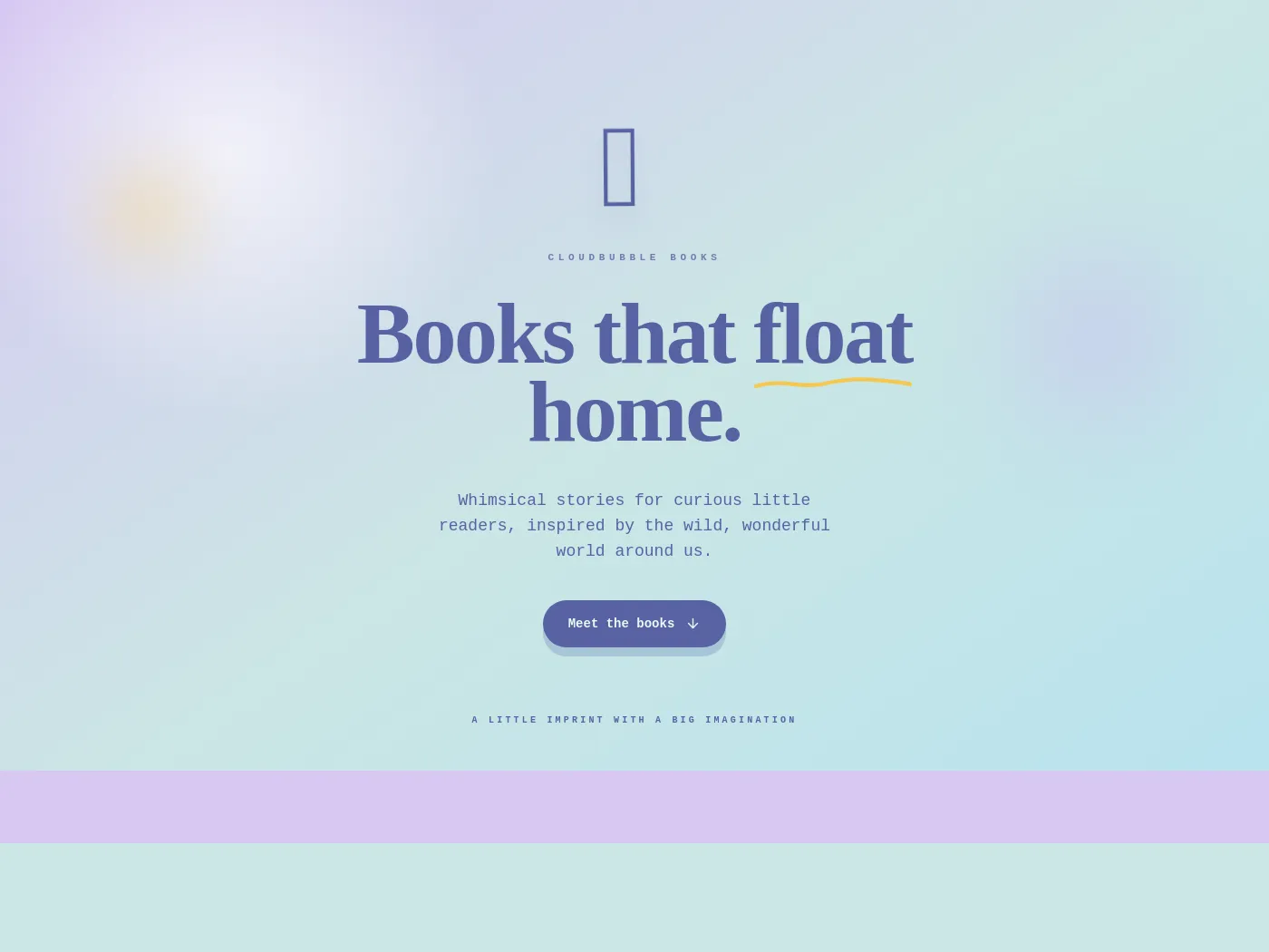 Cloudbubble Books Launch