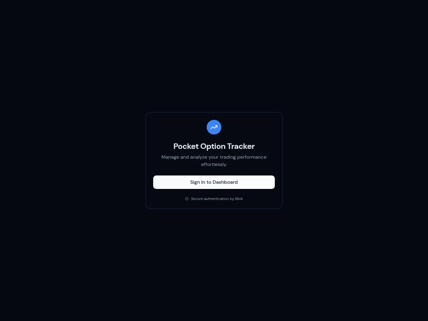 Pocket Option Tracker