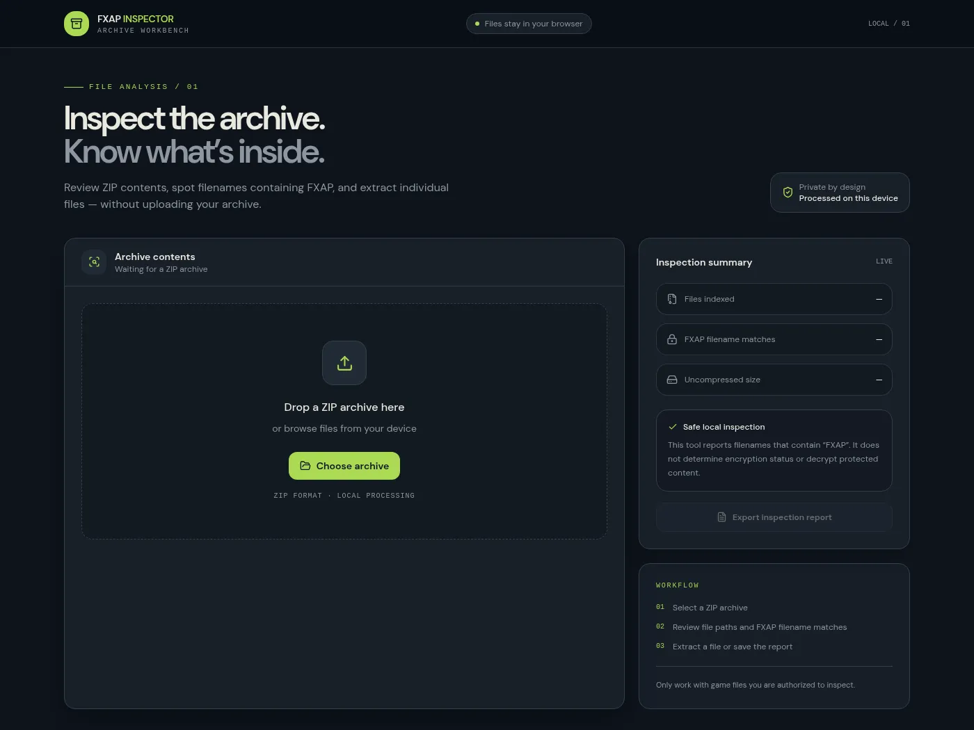 FXAP File Decryptor
