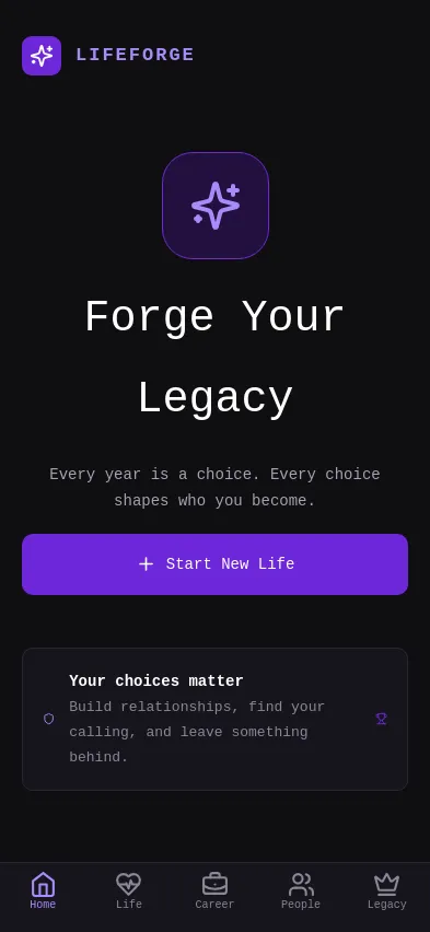 LifeForge Mobile Game