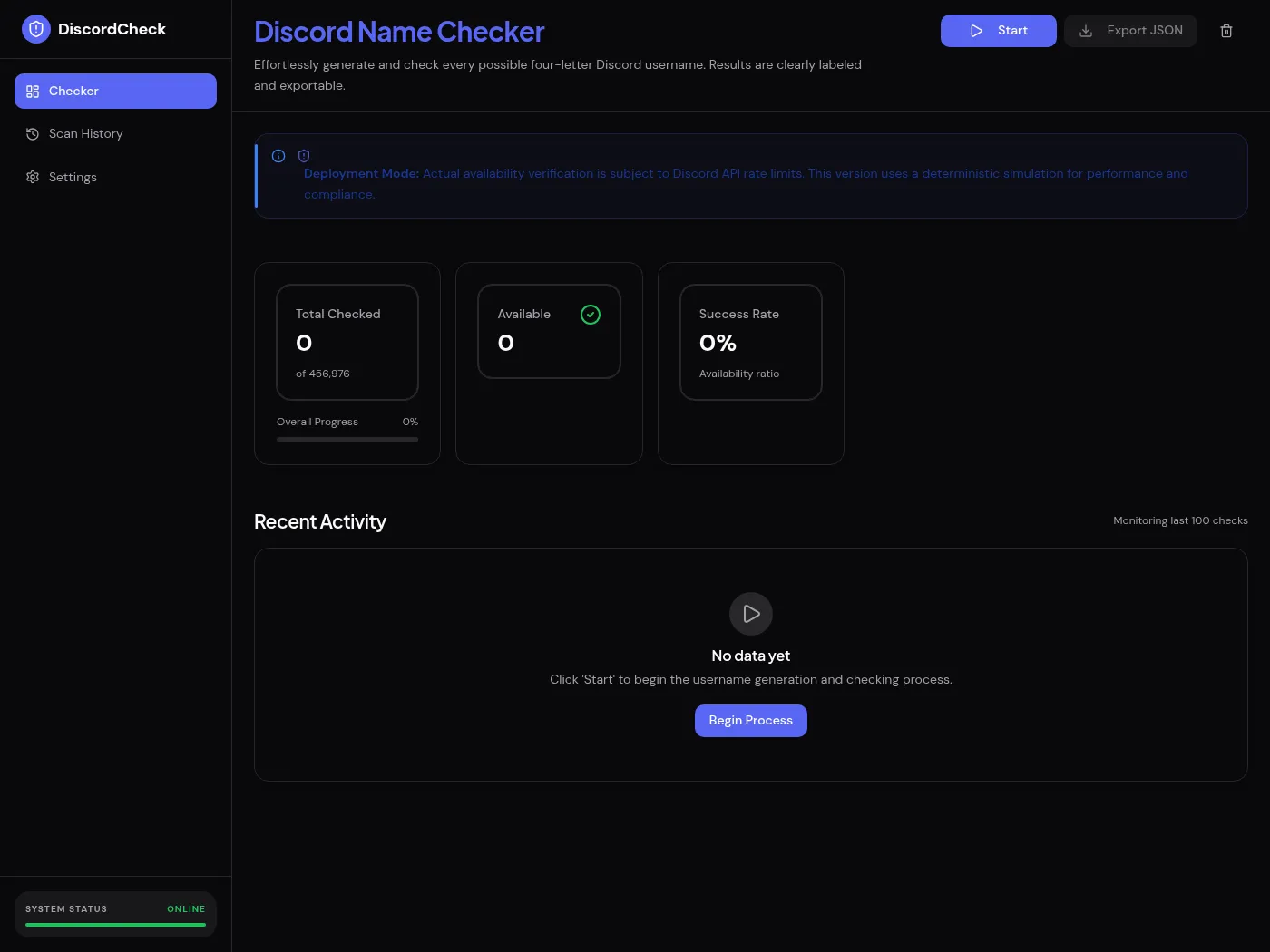 Discord Name Checker