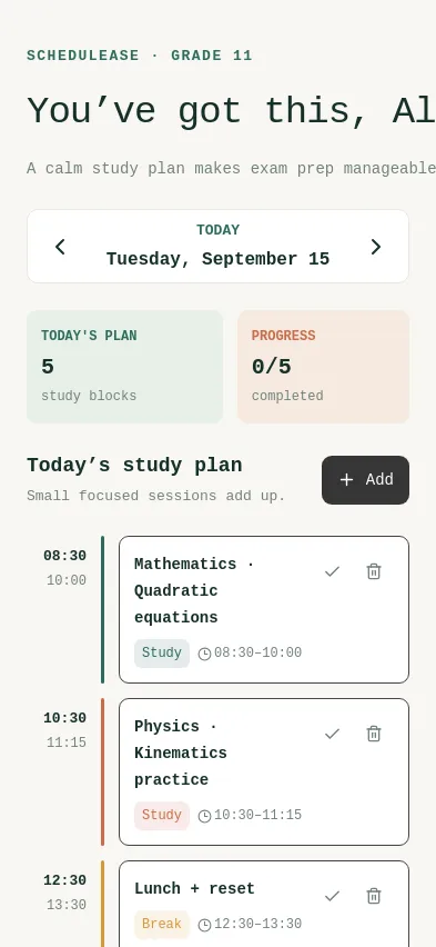 SchedulEase