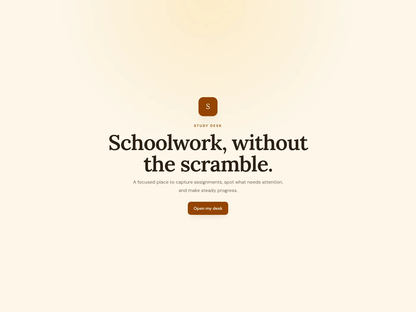 Schoolwork Tracker
