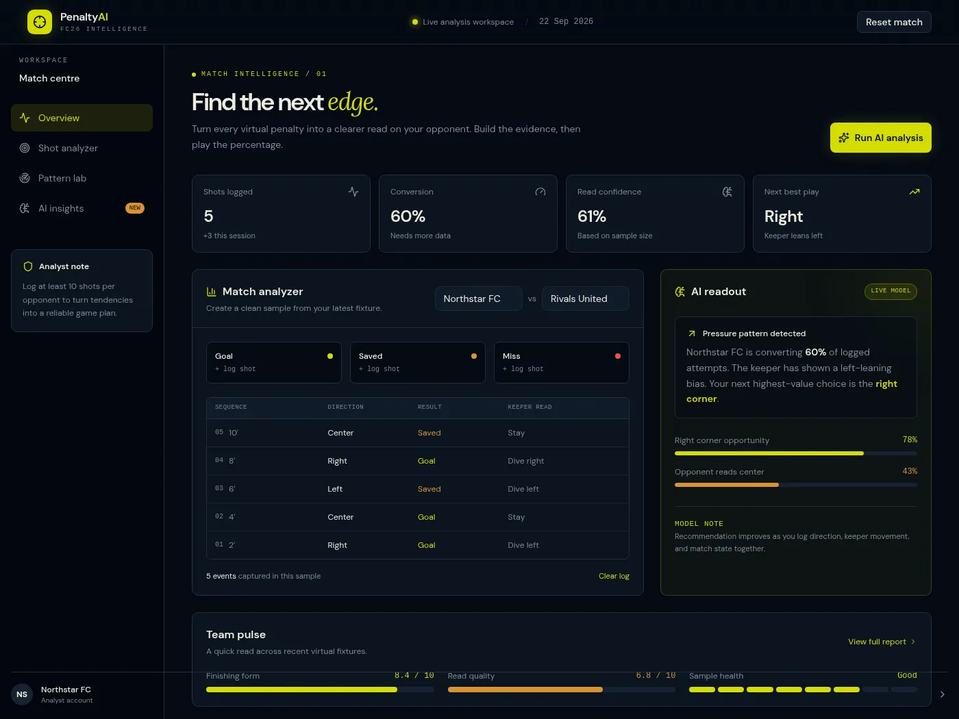 Penalty AI Analyzer