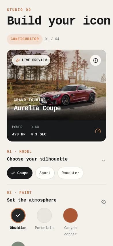 Car Creator App