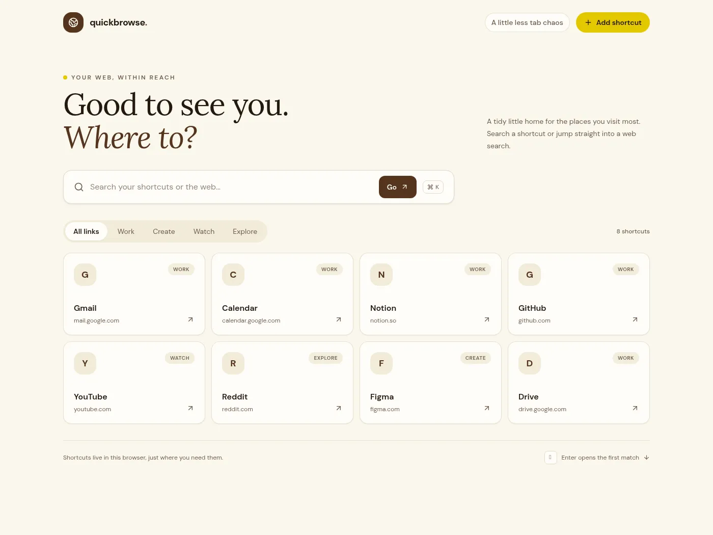 QuickBrowse Addon