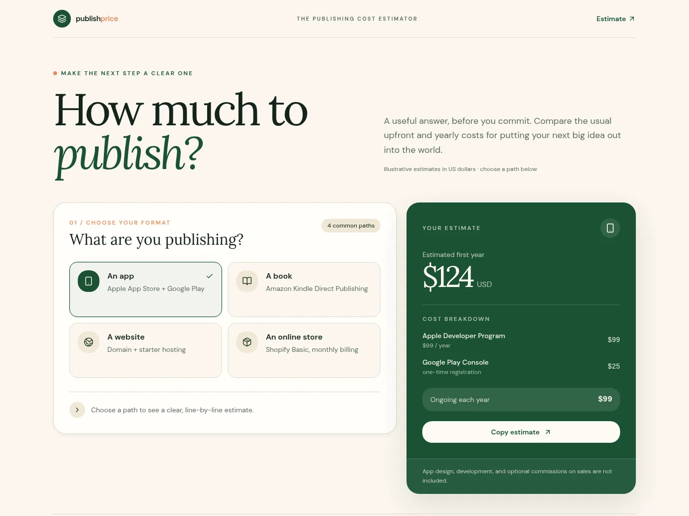 Publish Price Checker