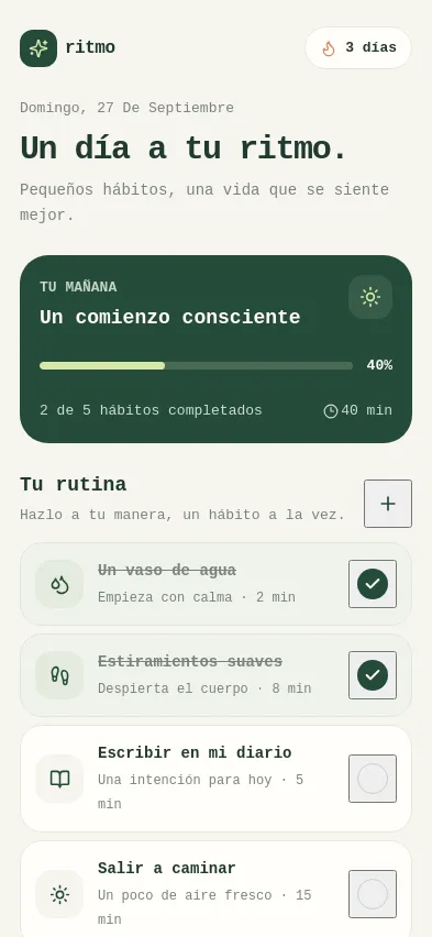 Daily Routine Builder