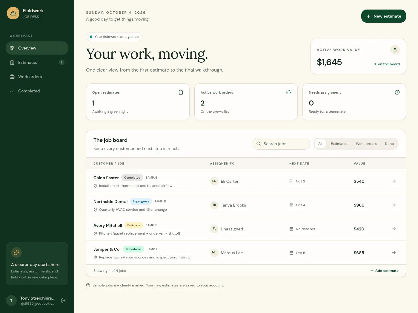 Streamline Field Work Suite
