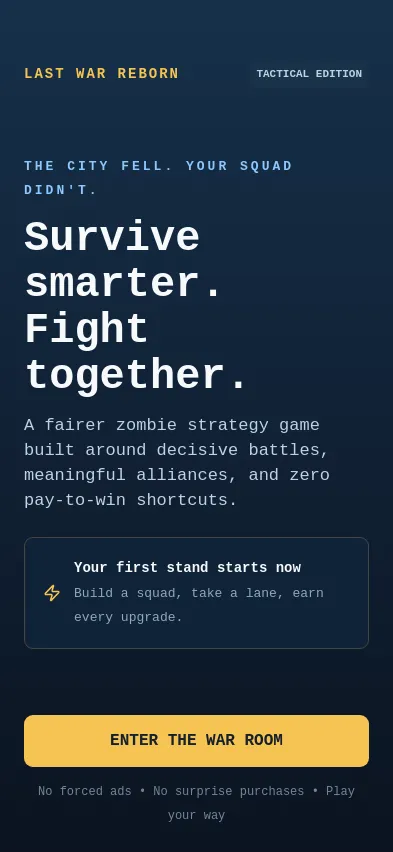 Last War Reborn