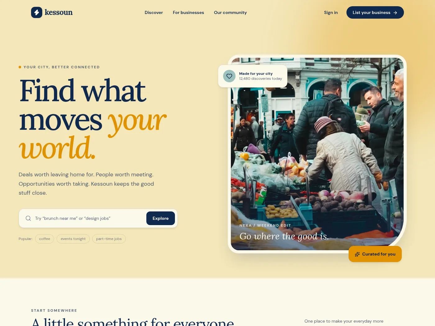 Kessoun Discovery Hub