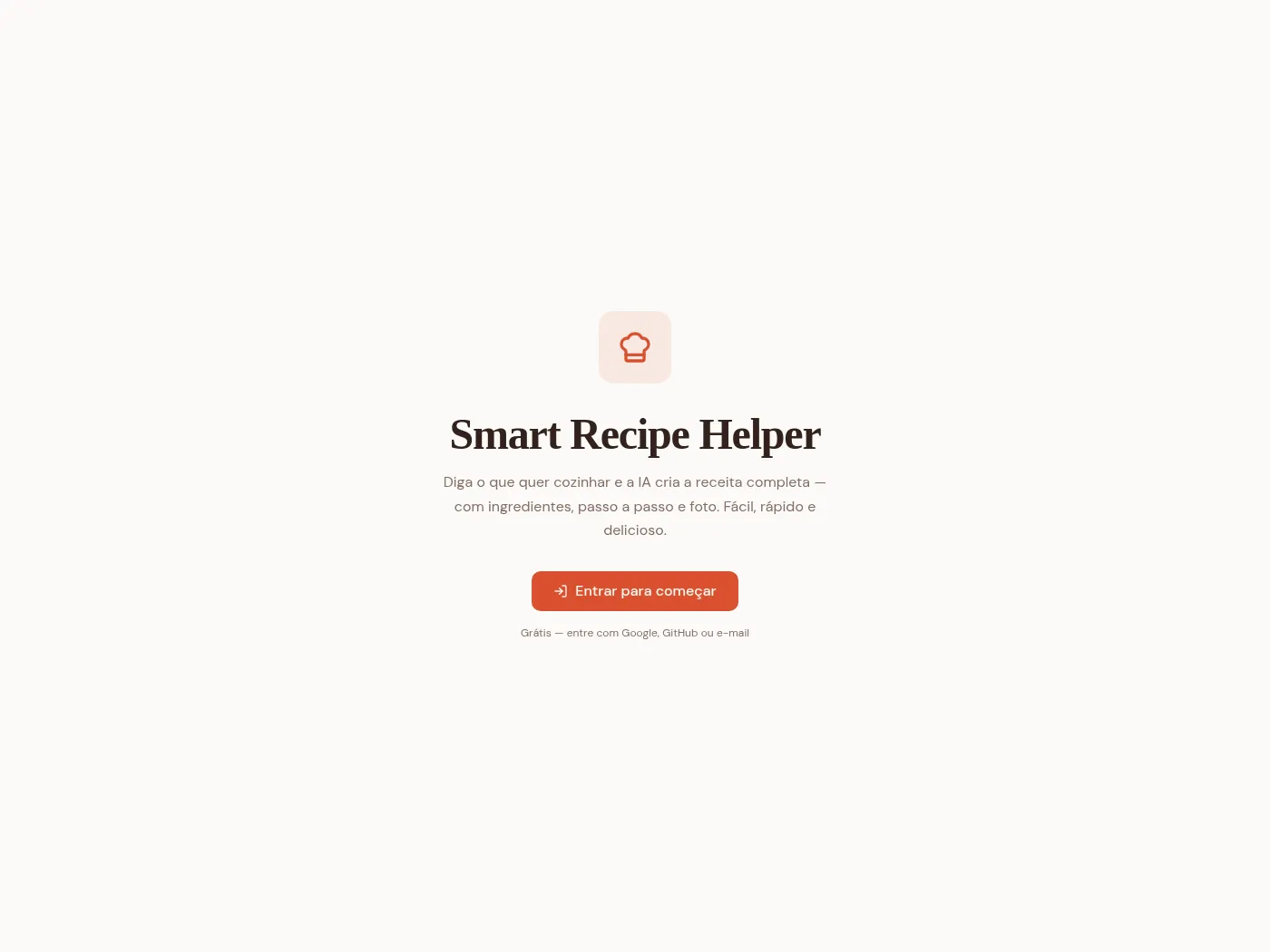 Smart Recipe Helper