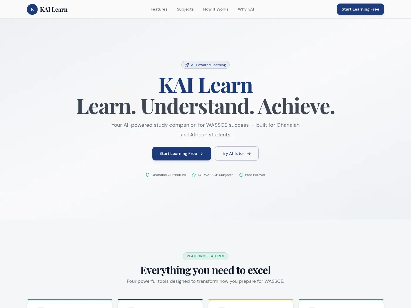 KAI Learn Platform