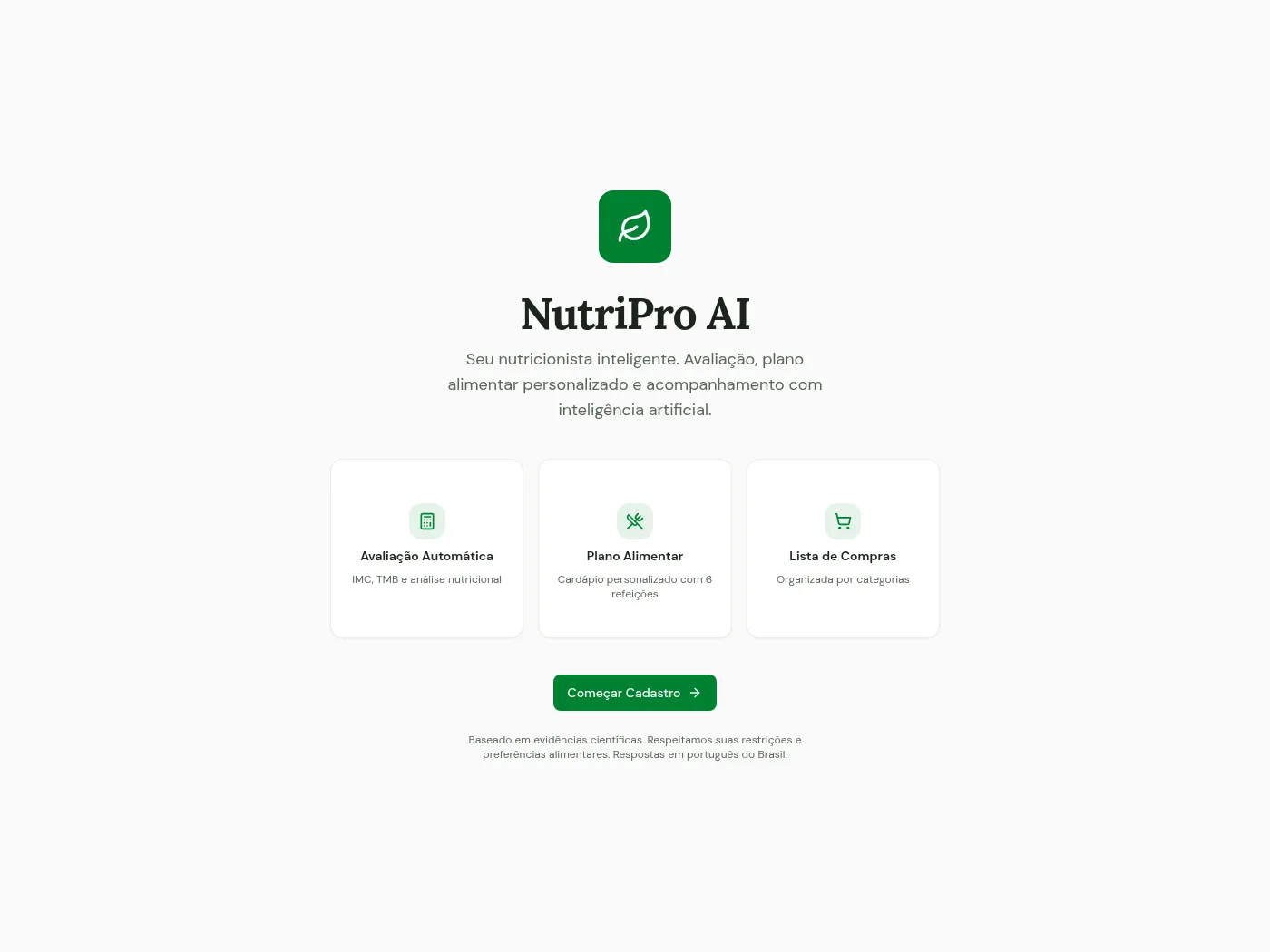 NutriPro AI System