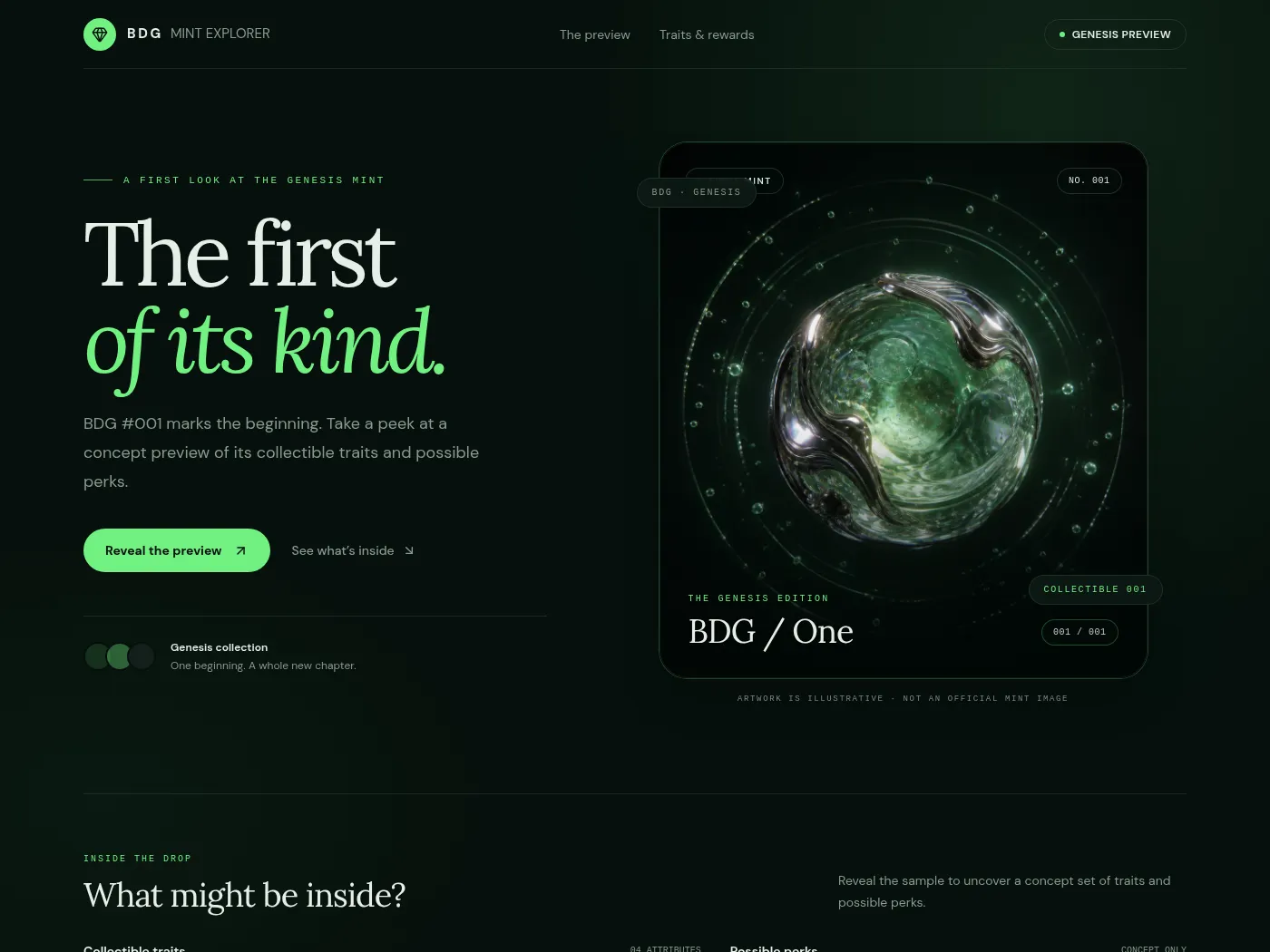 BDG Mint Explorer
