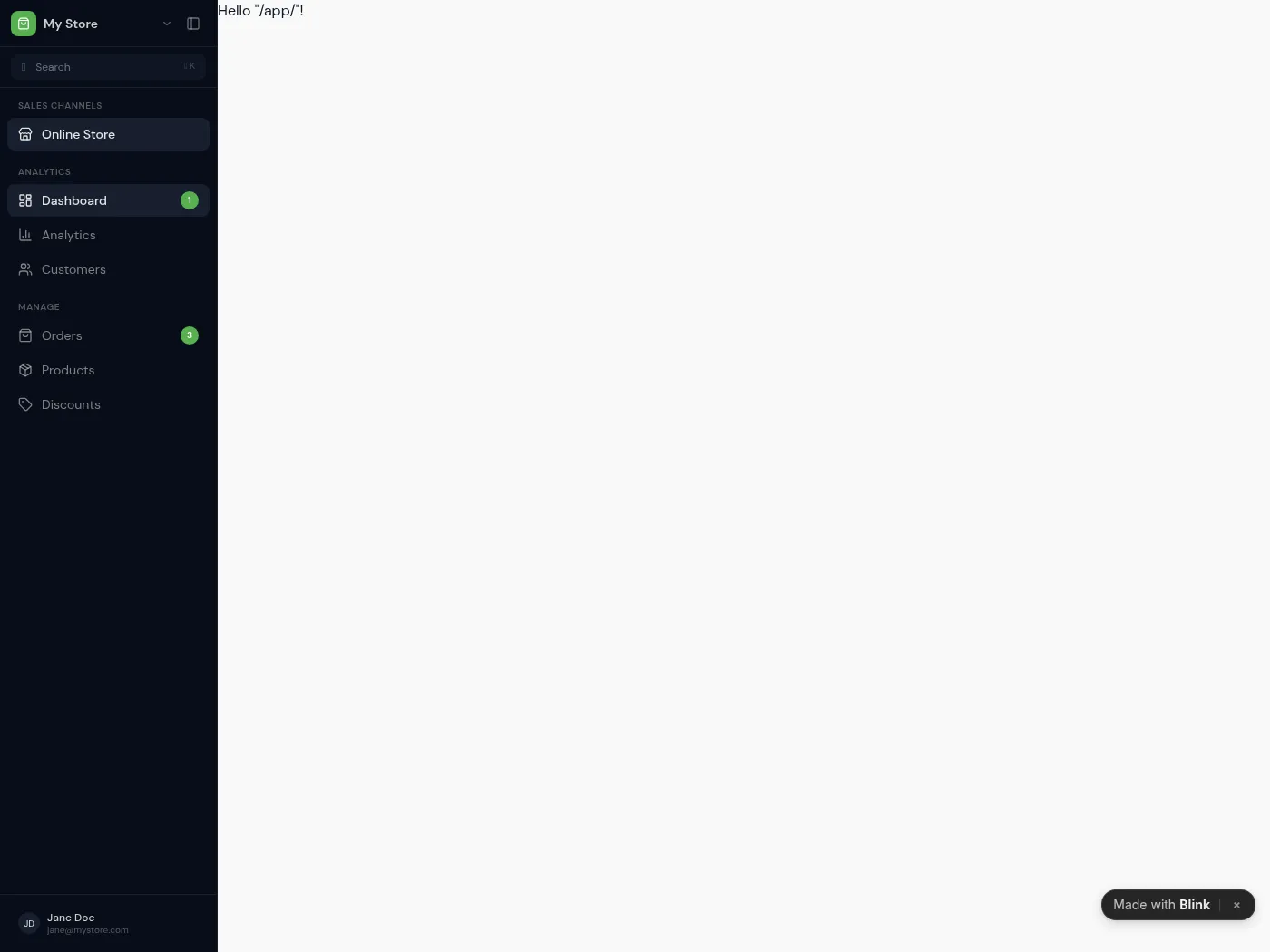 Shopify Stats Showcase