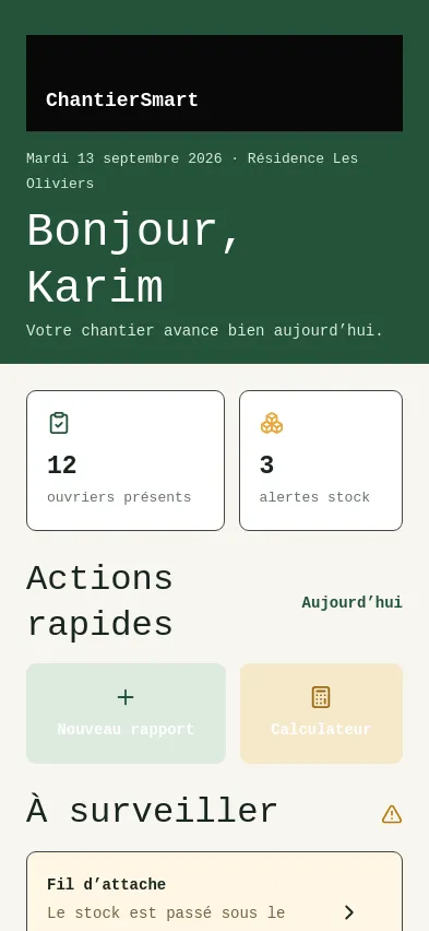 ChantierSmart