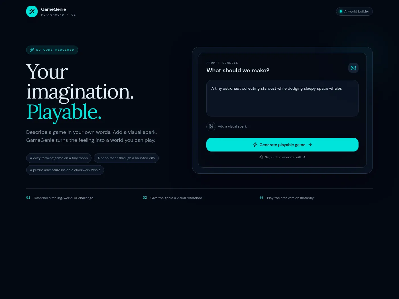 GameGenie AI Builder