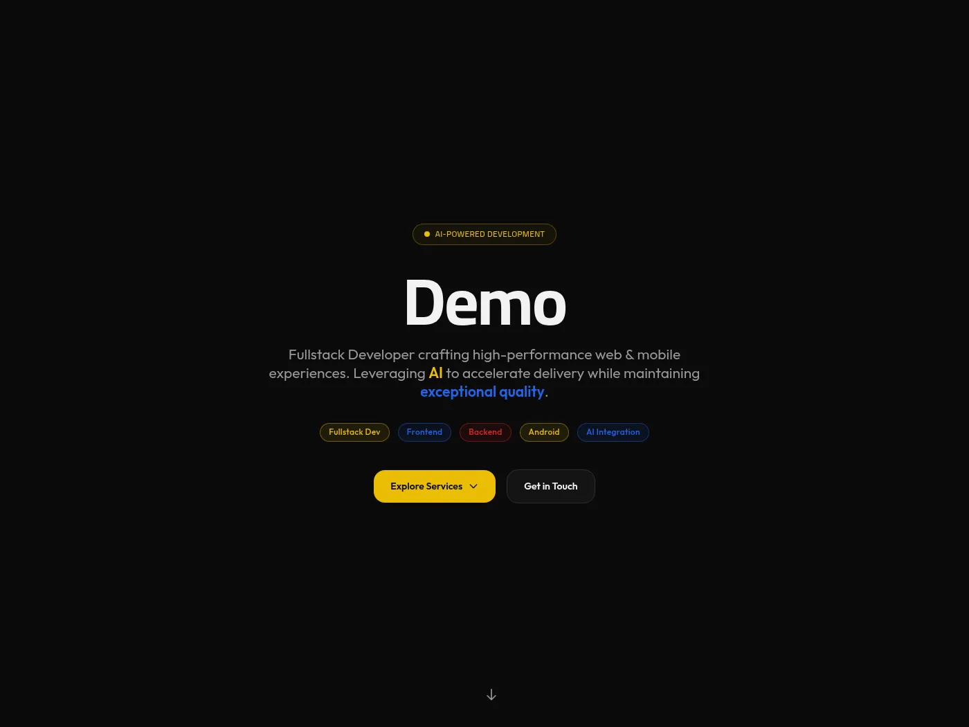 AI-Driven Dev Portfolio