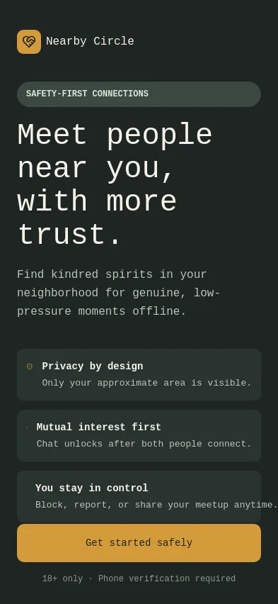 Nearby Circle