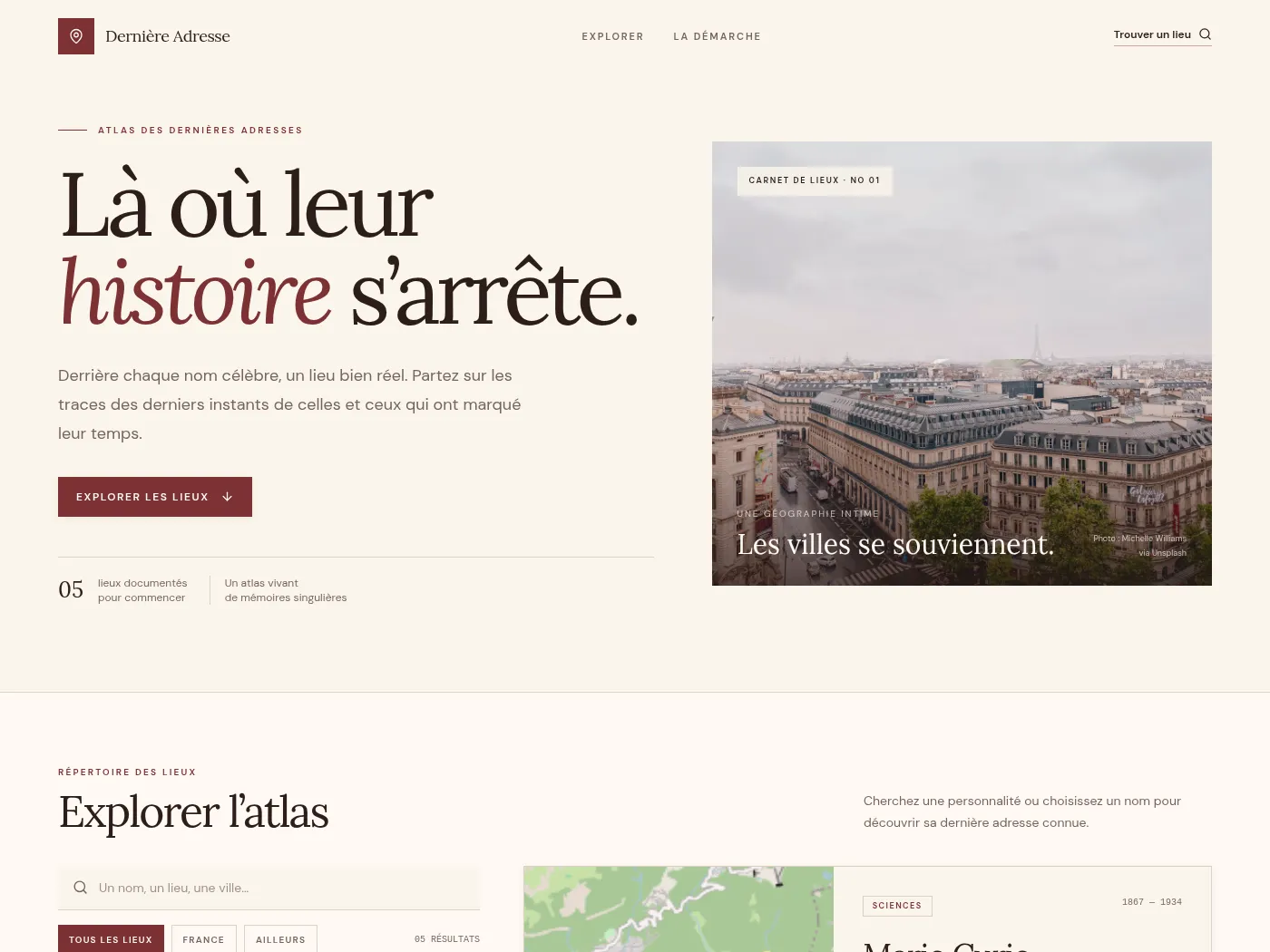 Lieu de Décès Profère