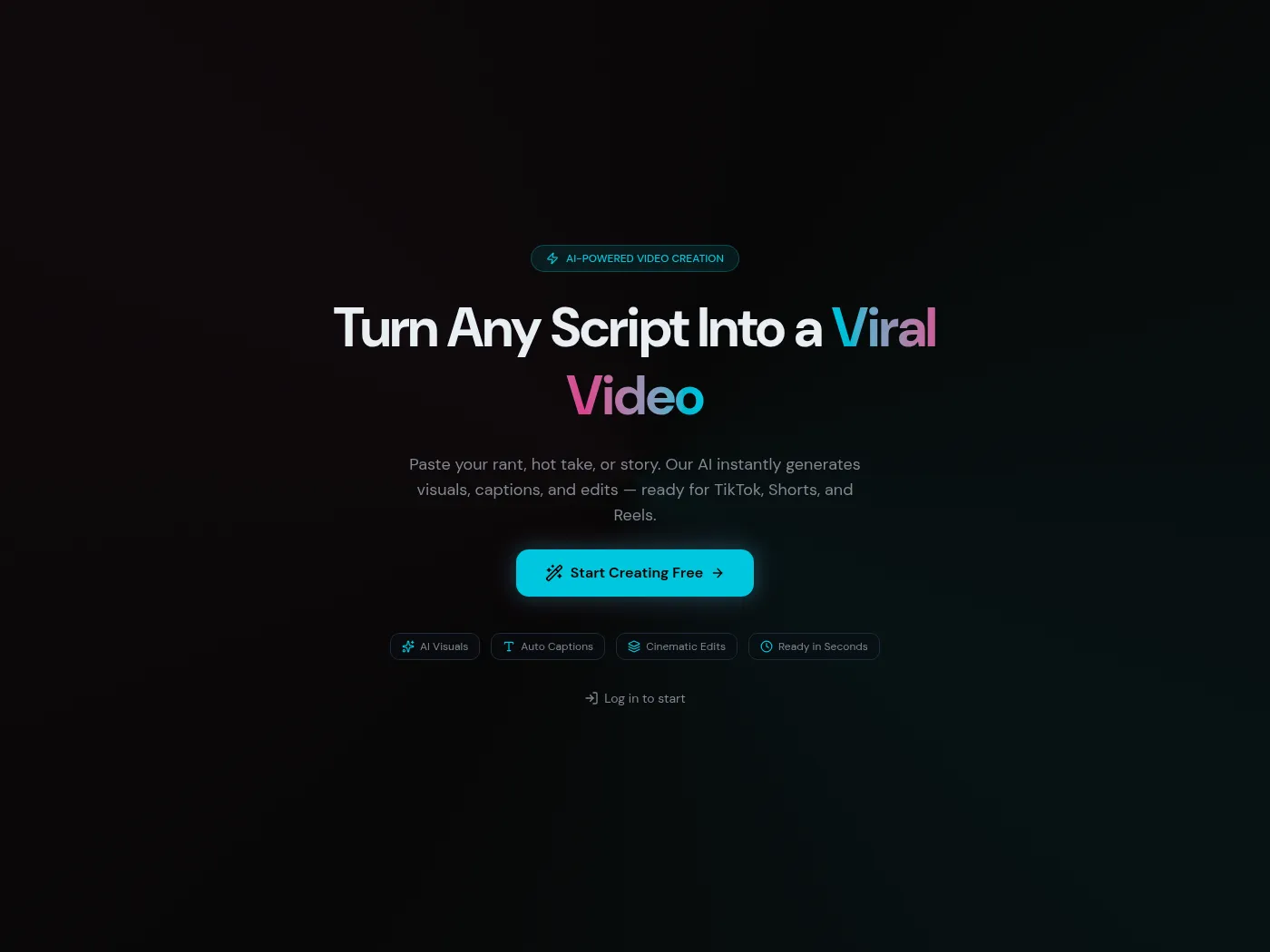 Viral AI Rant Video Maker