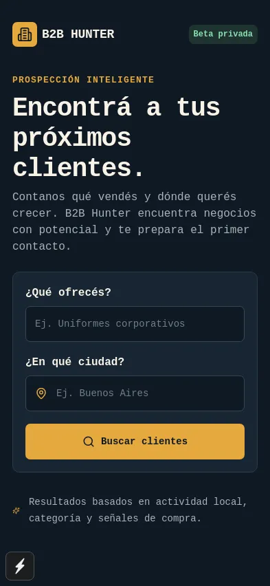 B2B Hunter App