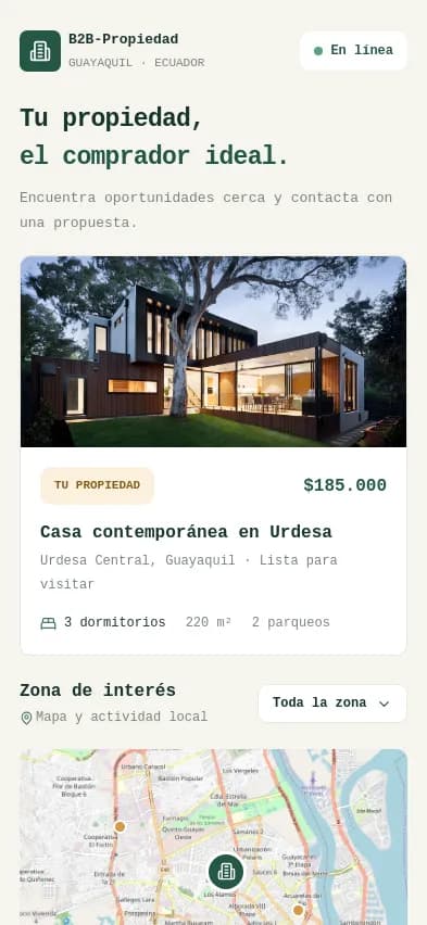B2B Propiedad Finder
