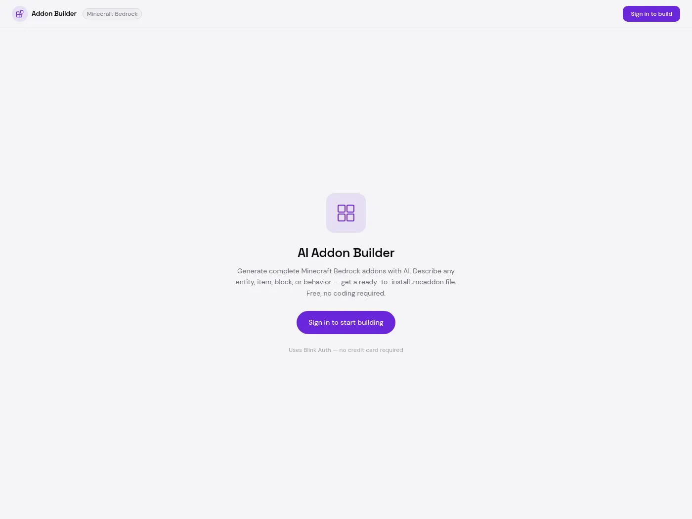 AI Game Addon Builder