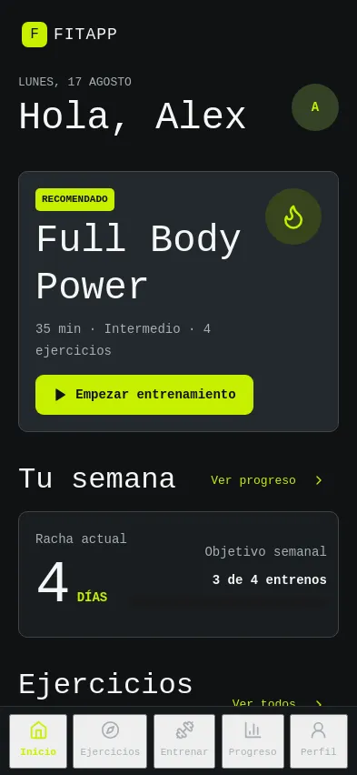 FITAPP Fitness Mobile