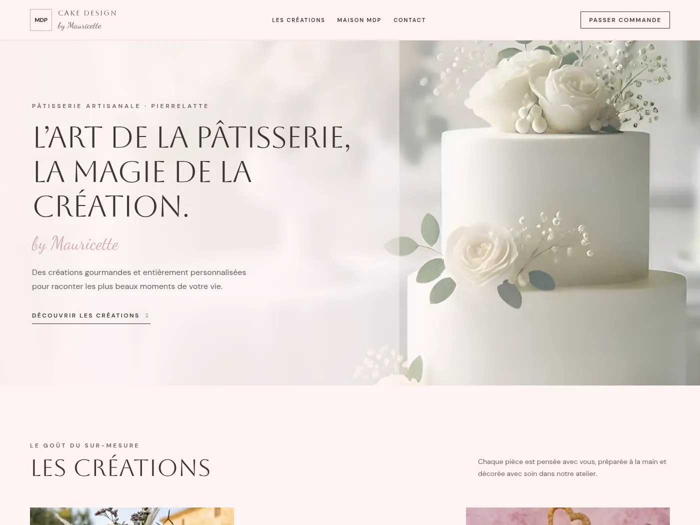 Mauricette Cakes Portfolio