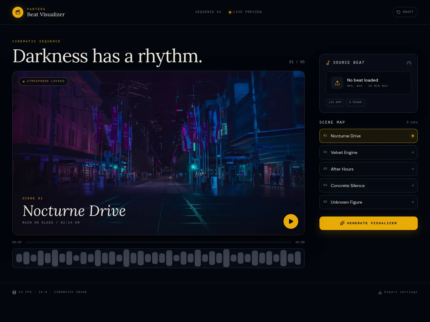 Pantera Beat Visualizer