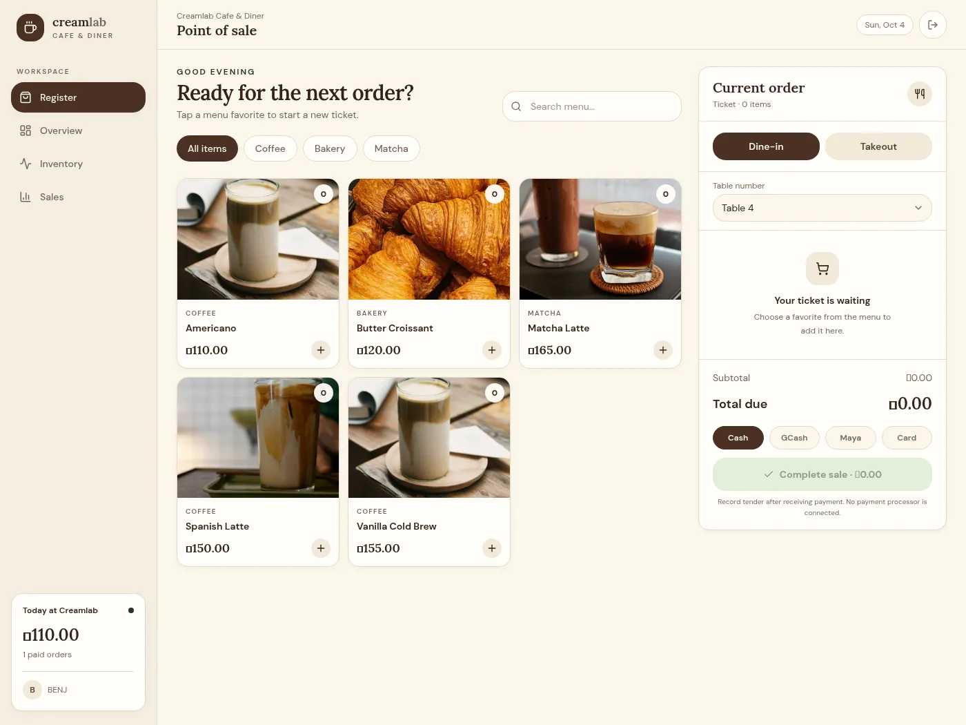 Creamlab POS Suite