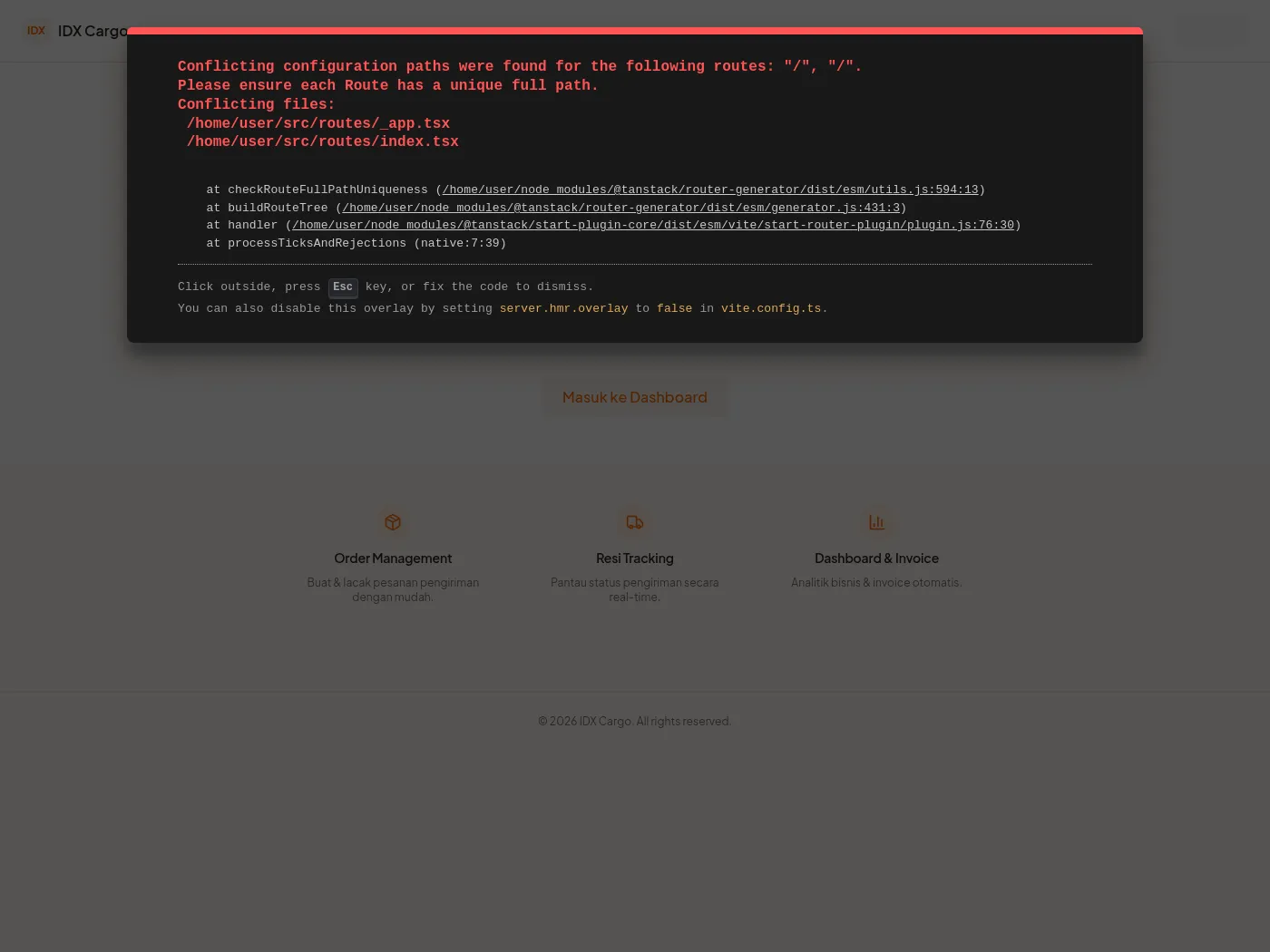 IDX Cargo ERP Suite