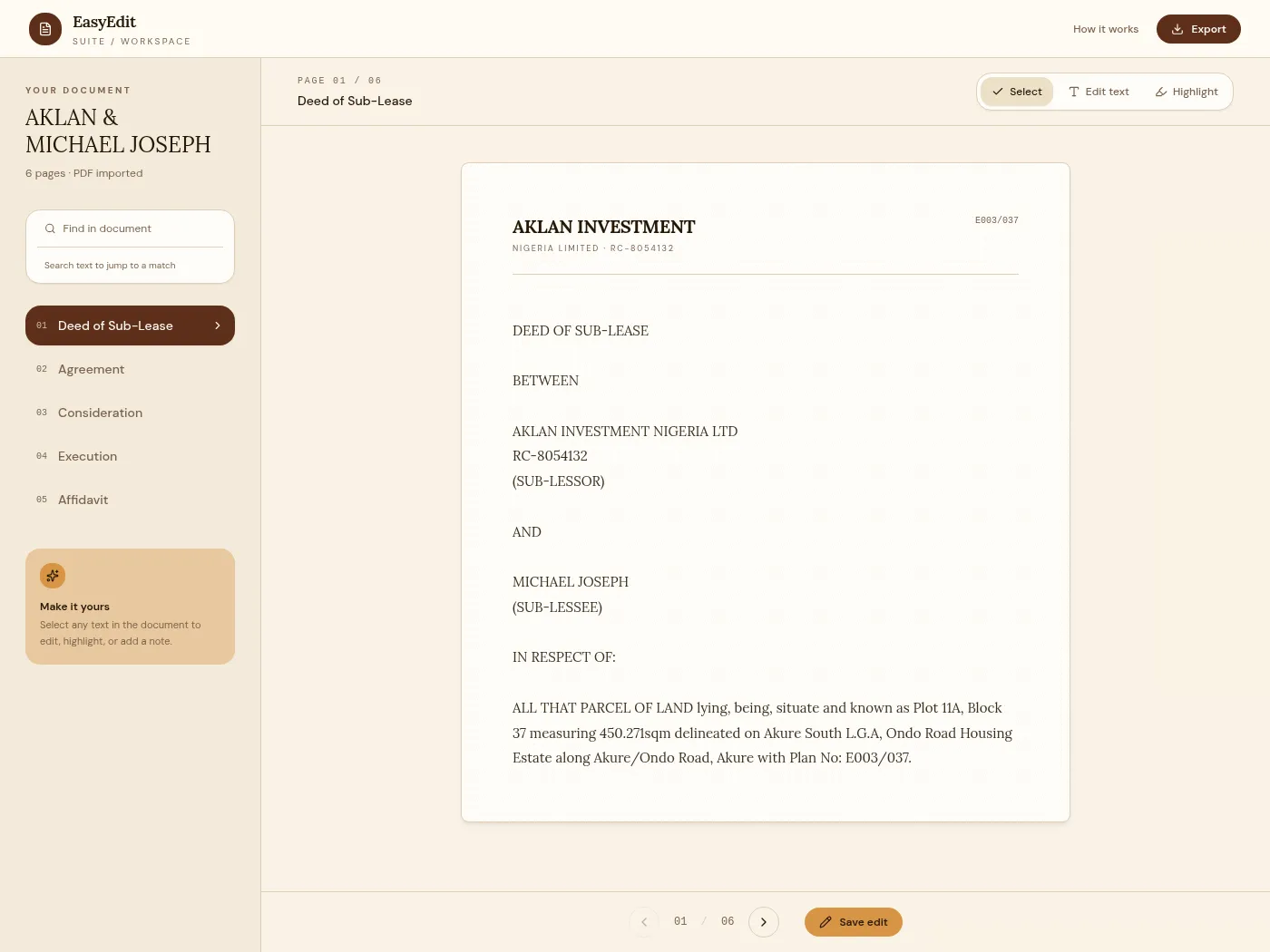 EasyEdit Suite