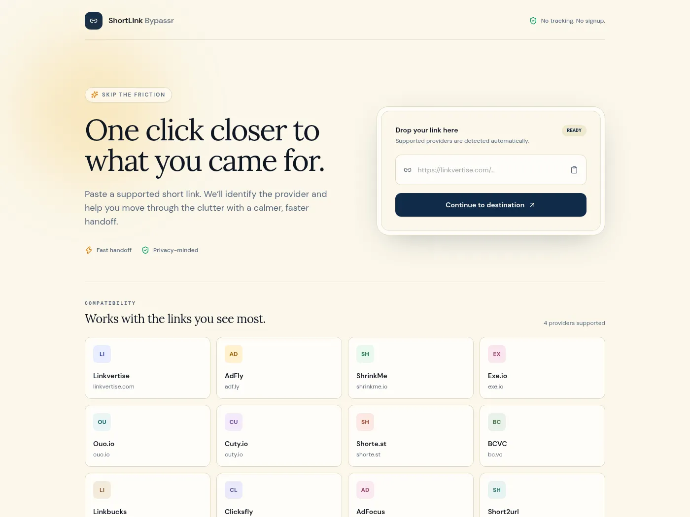 ShortLink Bypassr