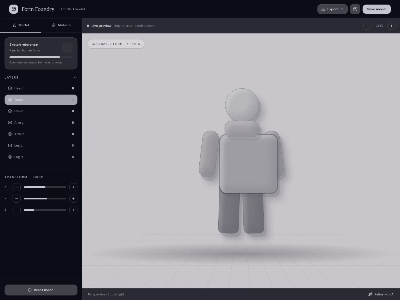 3D Model Maker