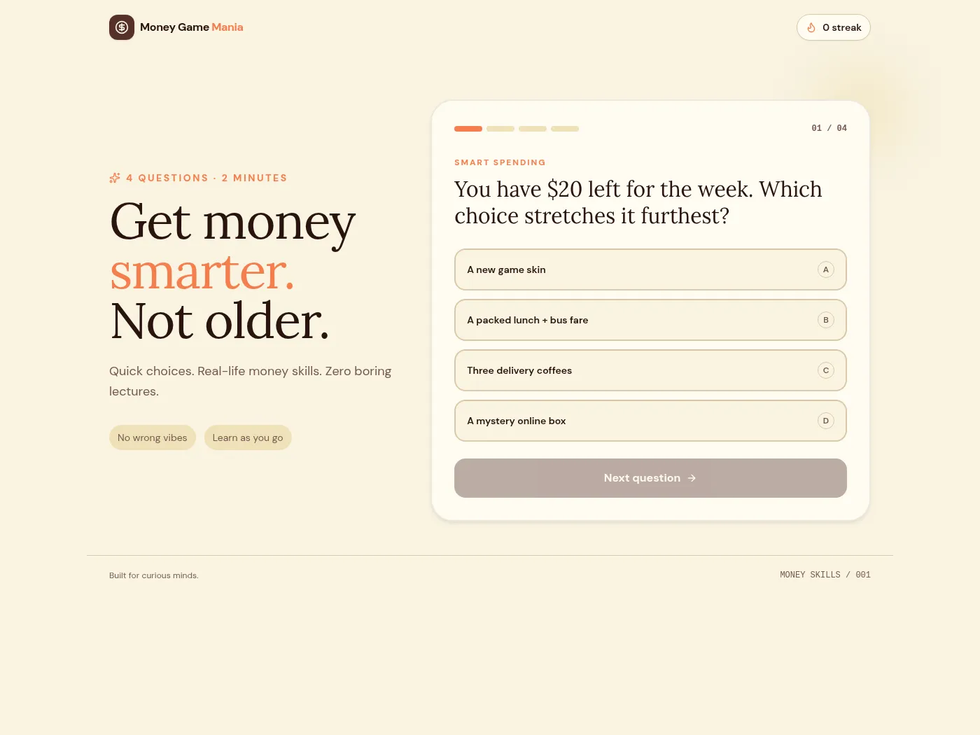 Money Game Mania