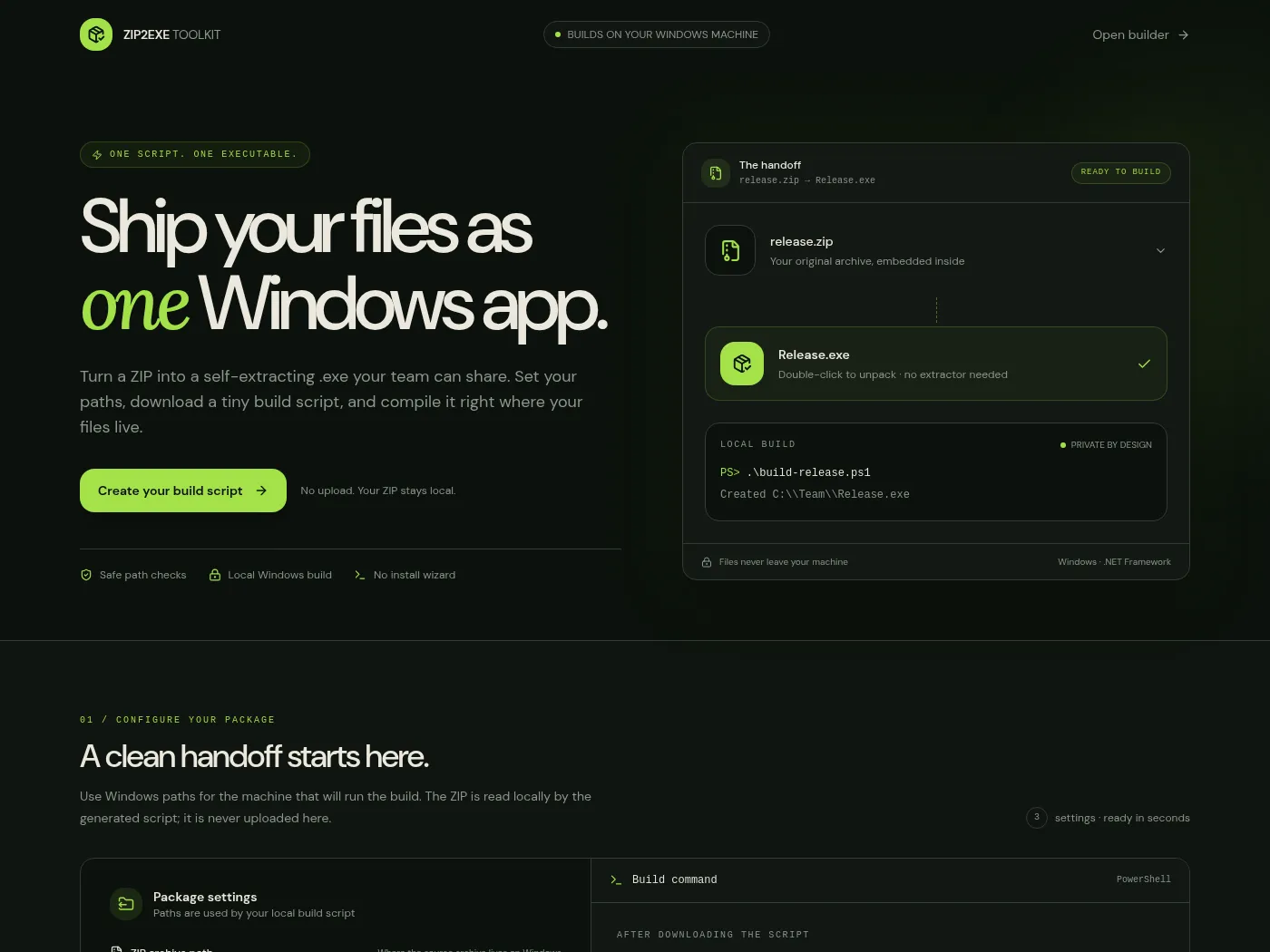 ZIP2EXE Toolkit
