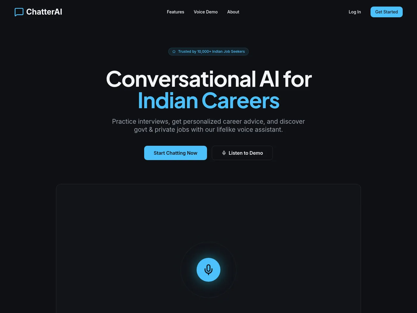ChatterAI Web Platform