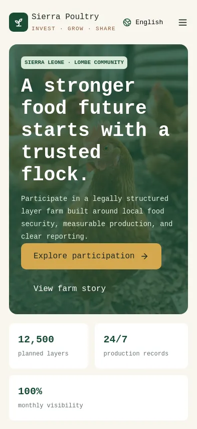 Sierra Poultry Invest
