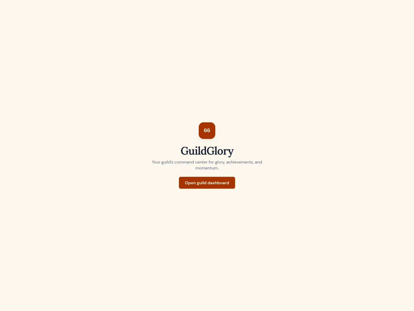 GuildGlory Tracker